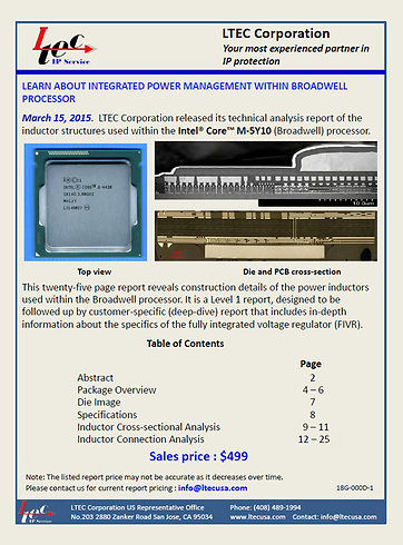 LEARN ABOUT INTEGRATED POWER MANAGEMENT WITHIN BROADWELL PROCESSOR ANALYSIS REPORT - LTEC ...