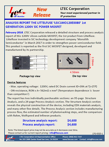 Starpower SiC Module (MD300HFR120C2 ) Analysis Report - ltec Co.,Ltd.