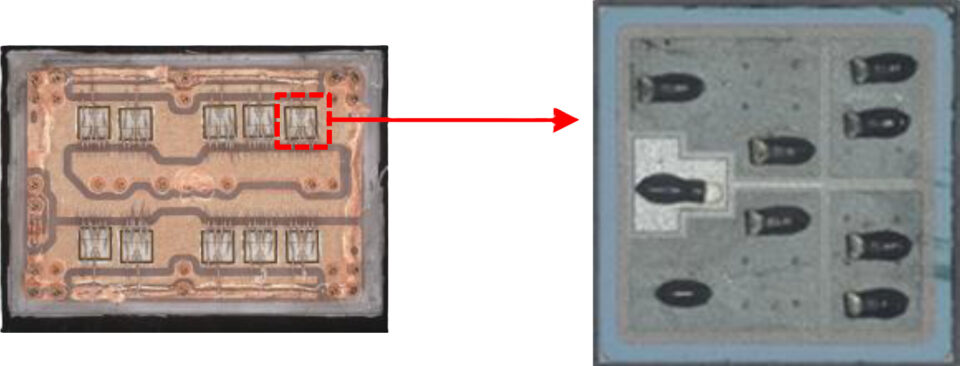 SiCパワーモジュール(2300V)：Wolfspeed CAB6R0A23GM4T モジュール、SiC MOSFET概要、構造解析レポート | エルテック
